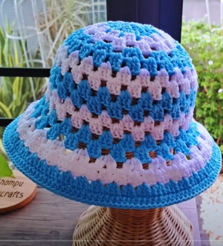 Easy Crochet Sun Hat Tutorial - Quilting Wonders