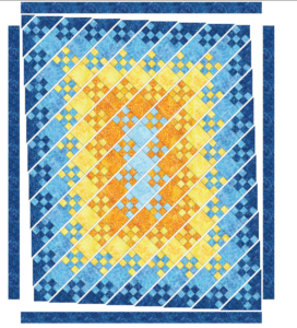 Blooming Nine Patch Quilt - Quilting Wonders