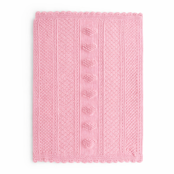 Aran Hearts Throw – Free Crochet Pattern - Quilting Wonders